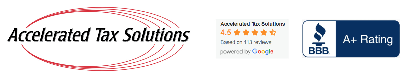 vertical ATS with BBB and Google – Accelerated Tax Solutions